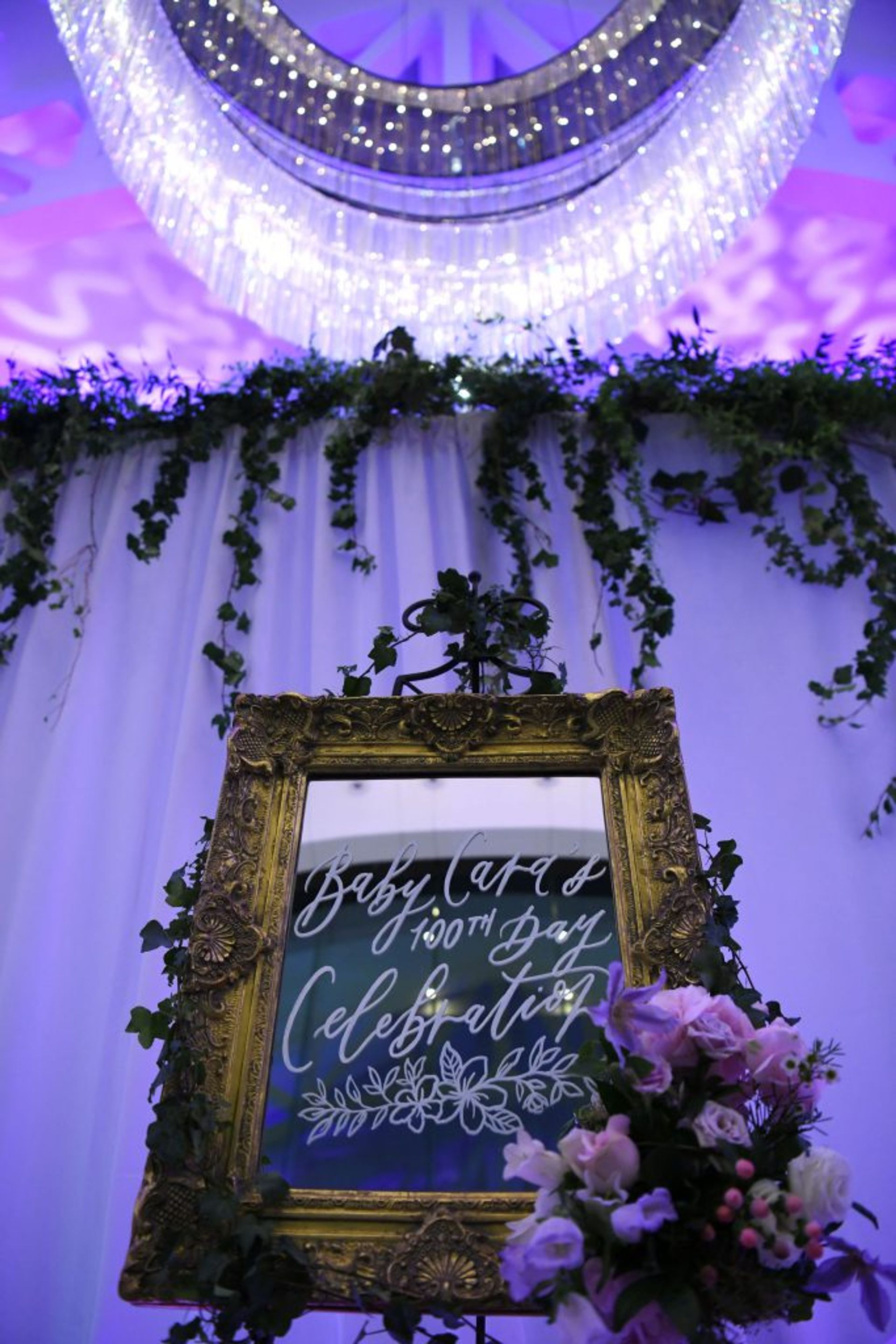 David and Race Loh celebrate Baby Cara Loh's 100th-day party