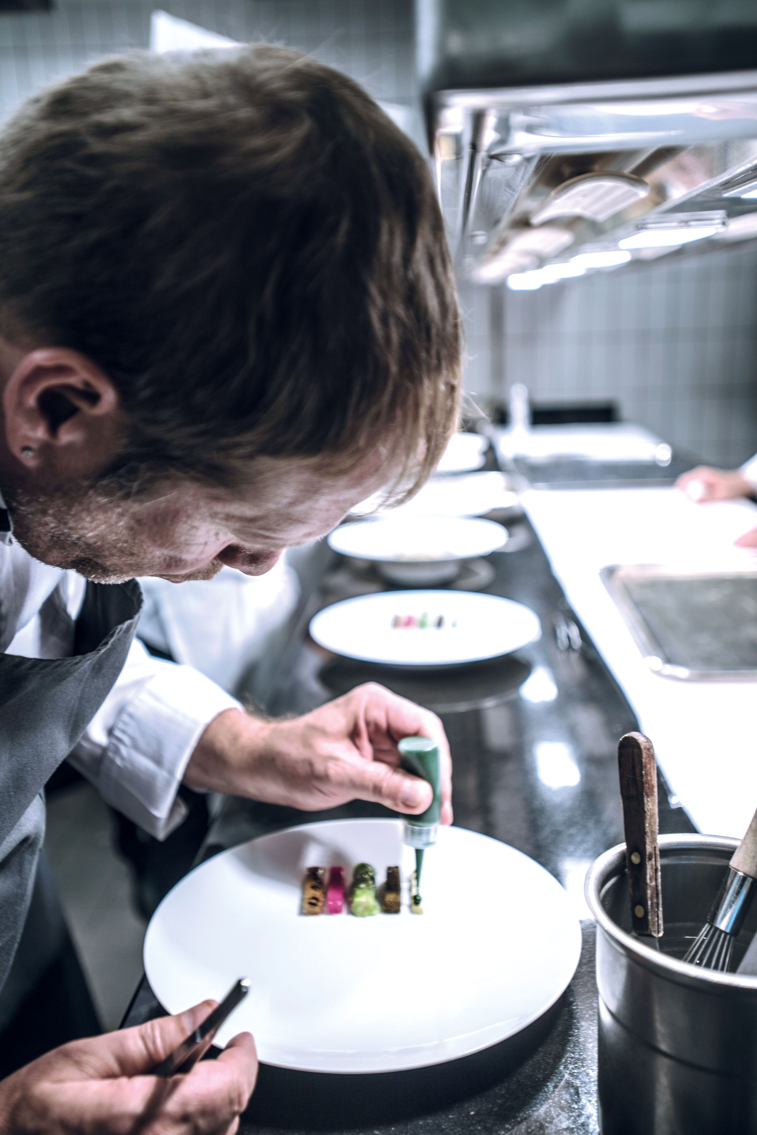American chef David Kinch in Paris for his restaurant's 15th anniversary