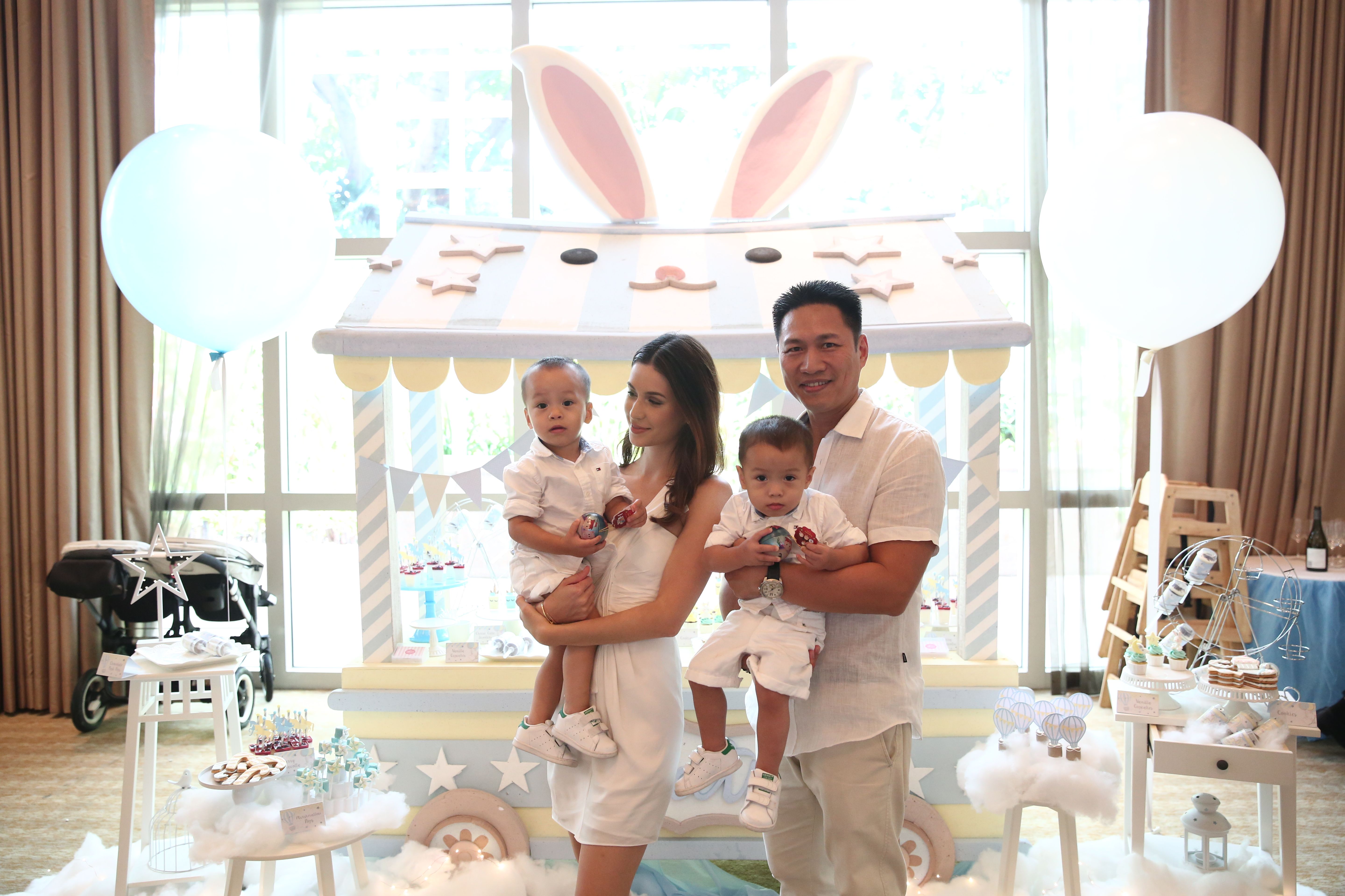 Exclusive Official Photos: Kim Lim throws a 99th-day party for son Kyden