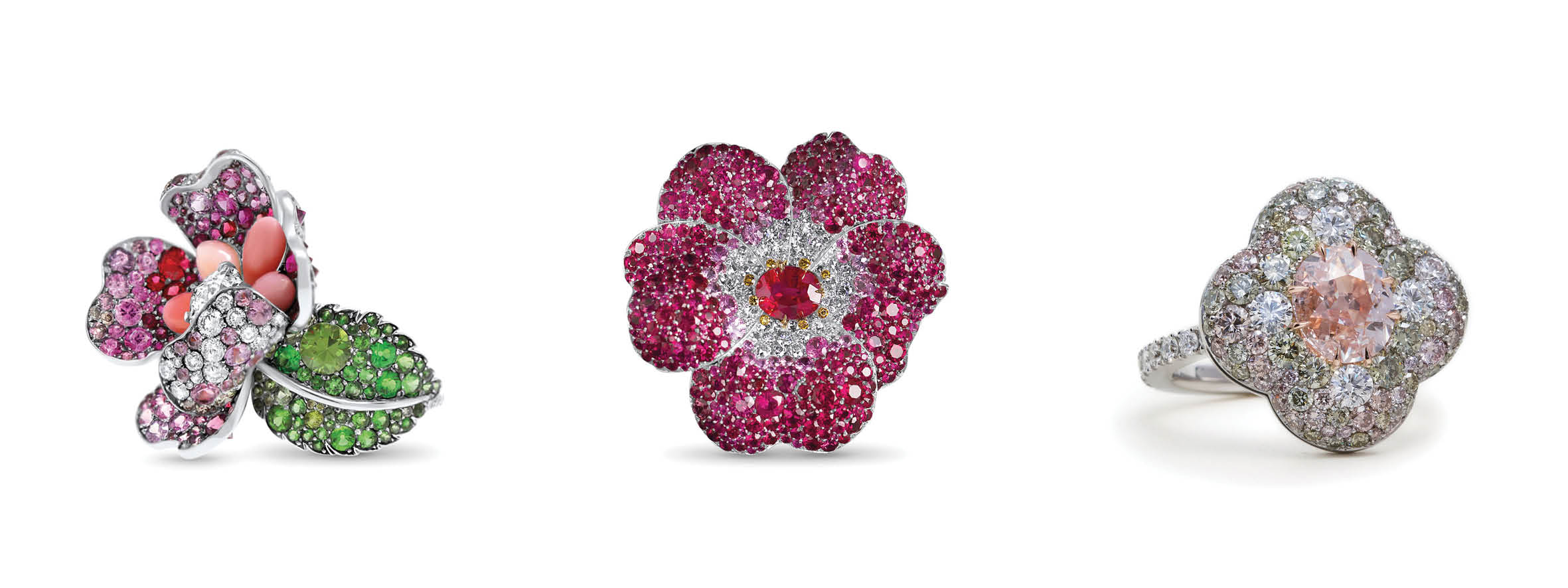The twins behind David Michael Jewels create art with gems all by hand