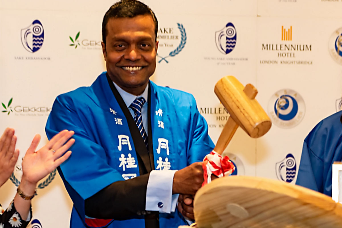 Joshua Kalinan from Singapore is the world's Sake Sommelier of 2018