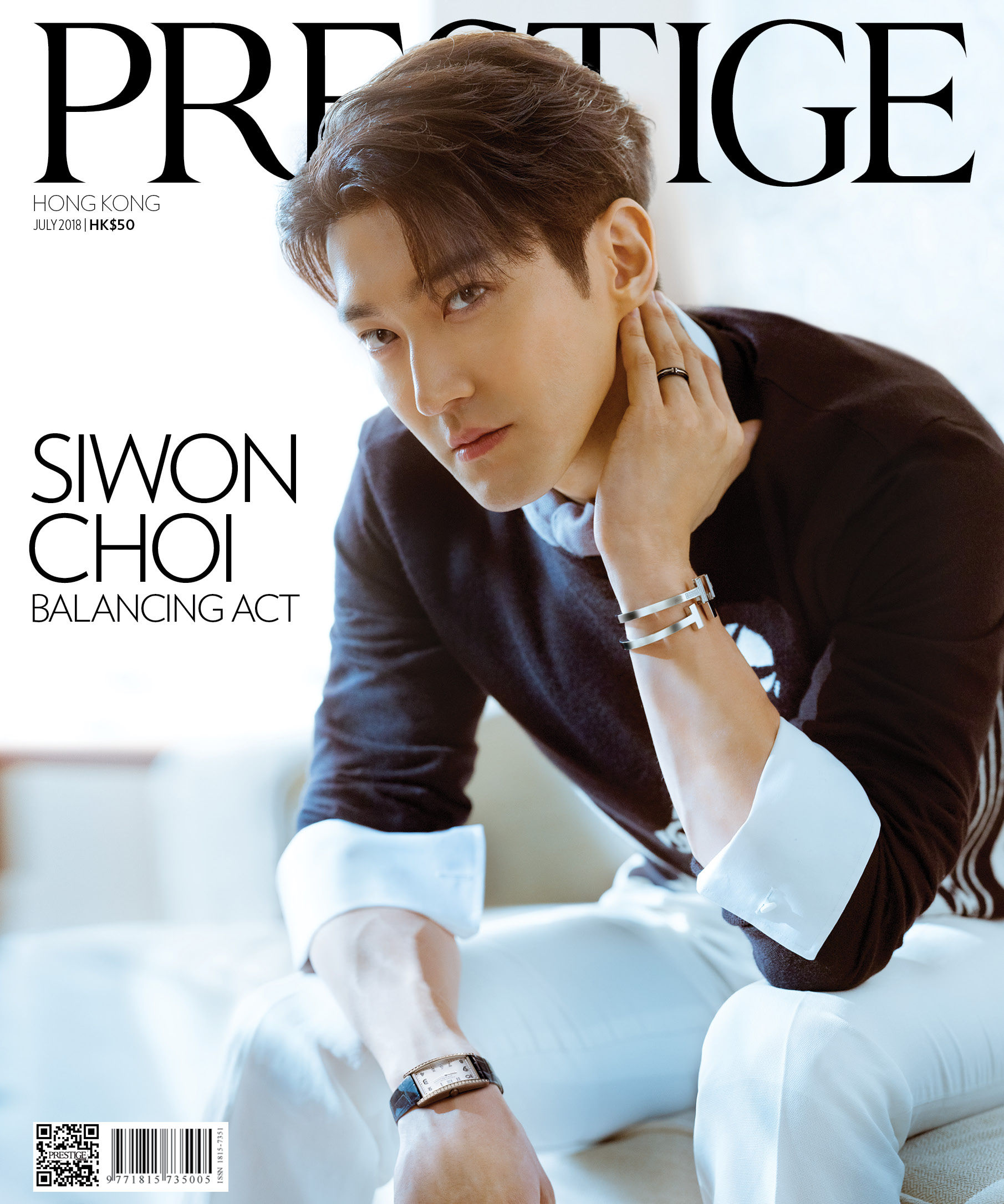 Korean superstar Siwon Choi Covers Prestige Hong Kong July 2018 ...