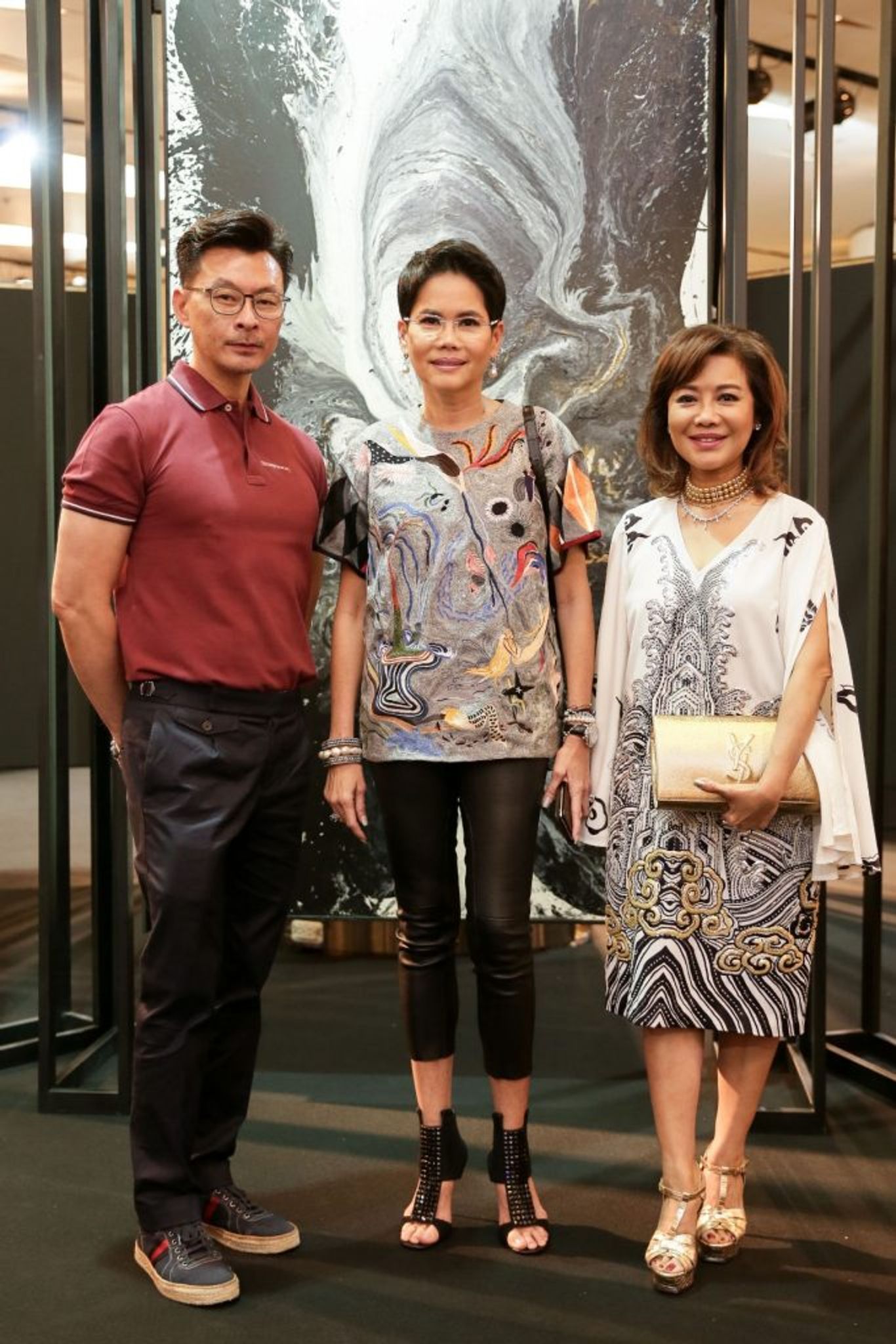 Nagara Celebrates His 3rd Painting Exhibition with Stars and Socialites