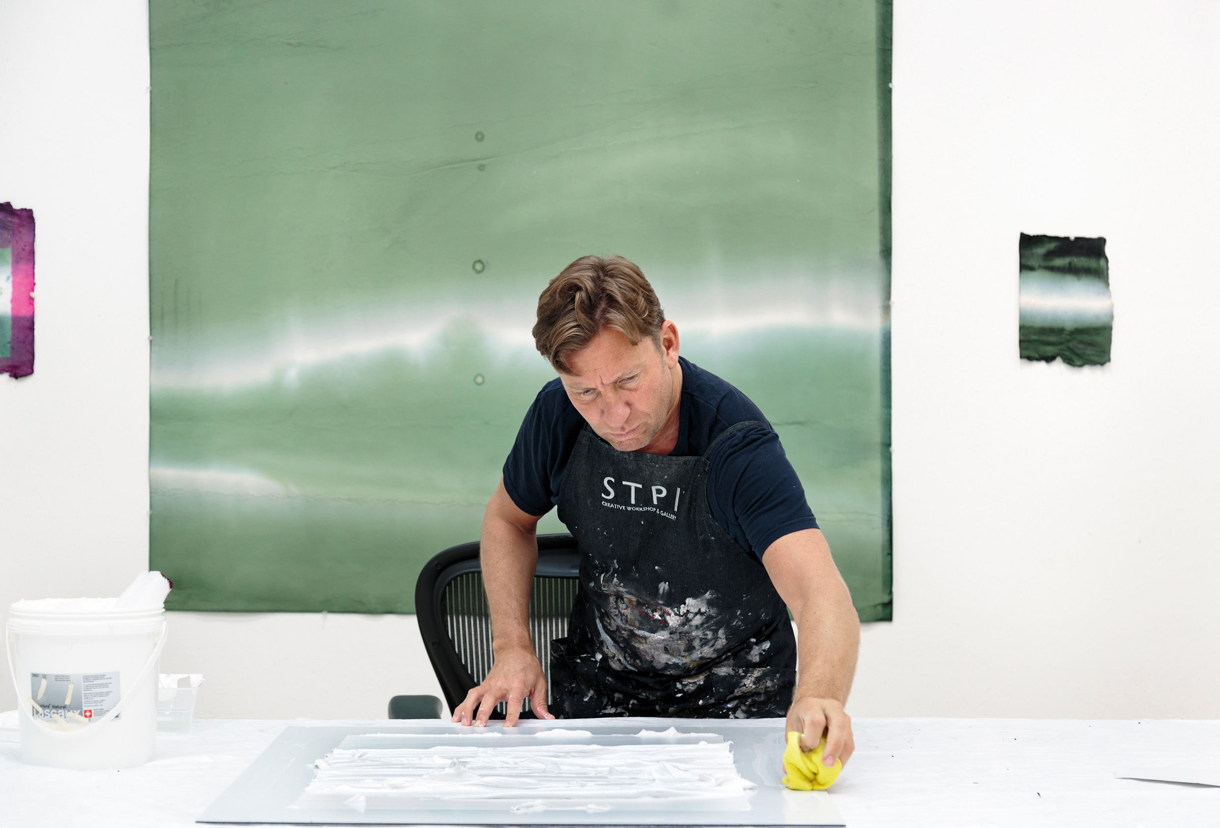 British Artist Jason Martin Paints Sculptures And Sculpts Paint