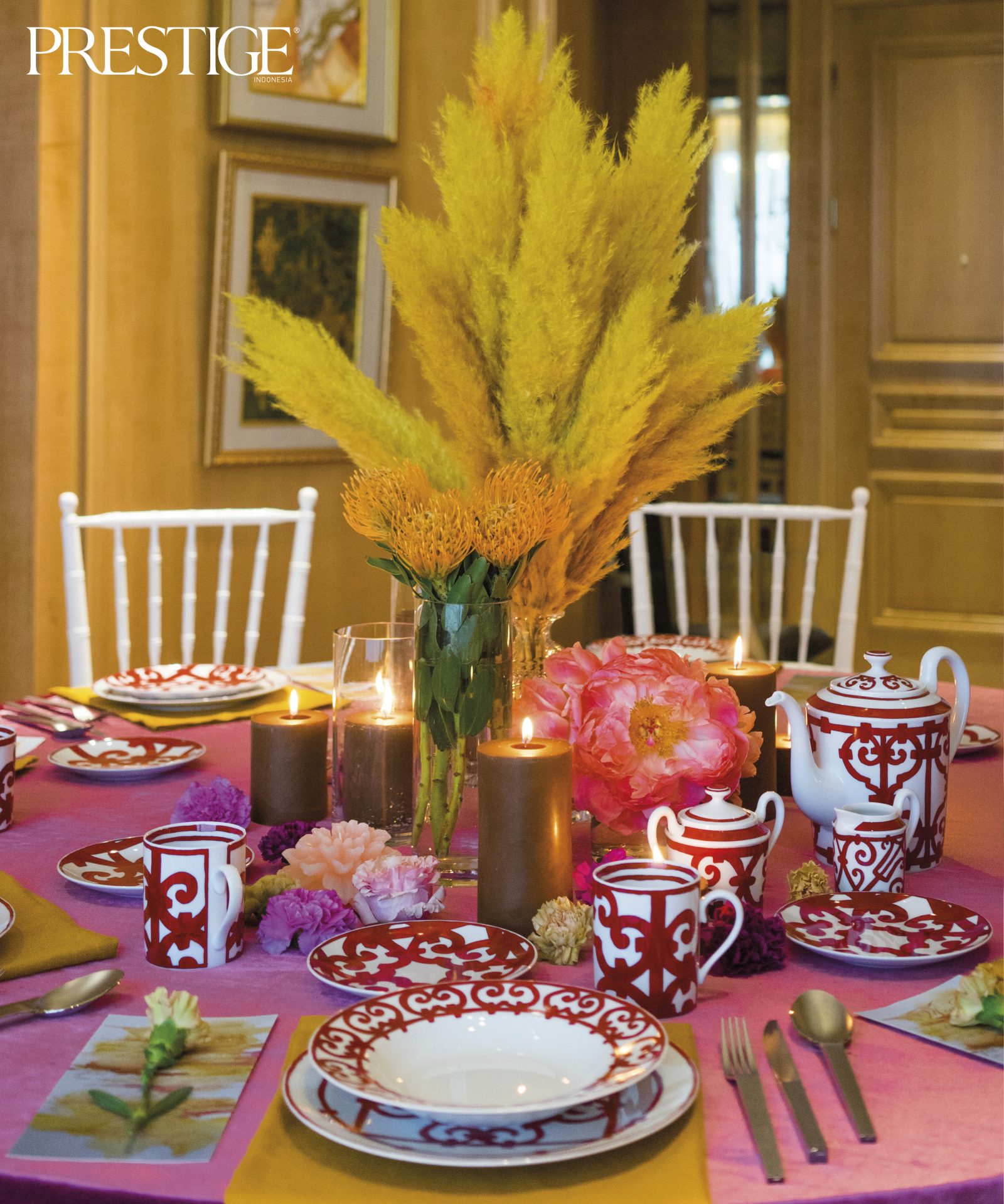 Wild Colours for the New Year's Table Setting by Alexander Gotama ...