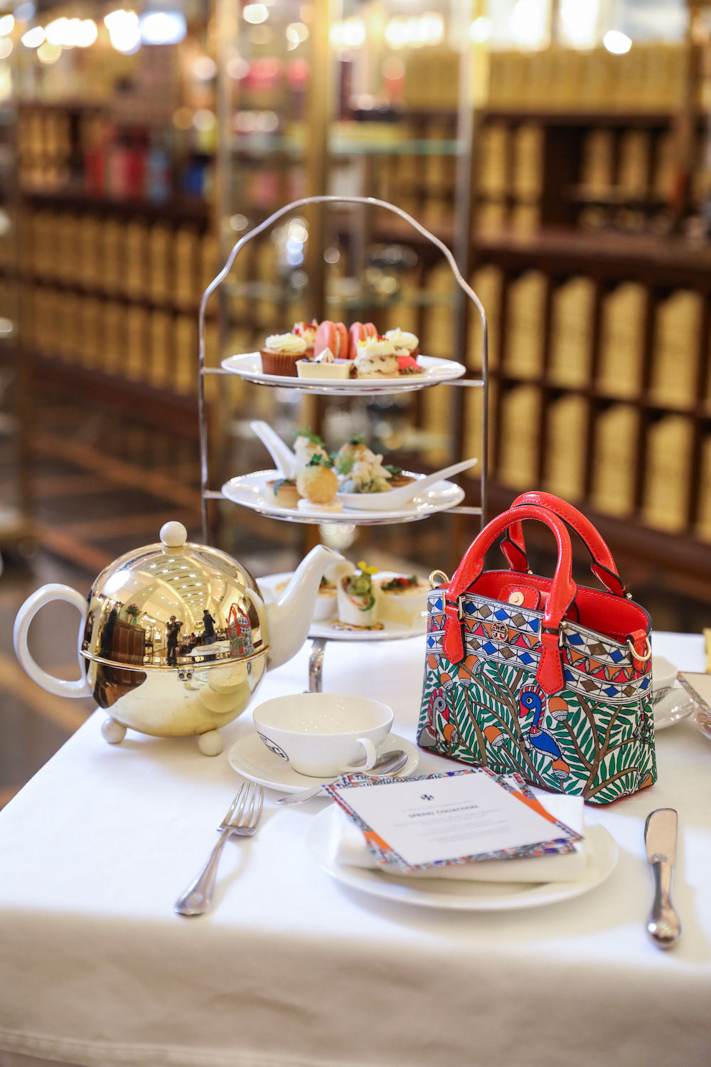The tea on the Tory Burch Spring/Summer 2019 Grand High Tea Set