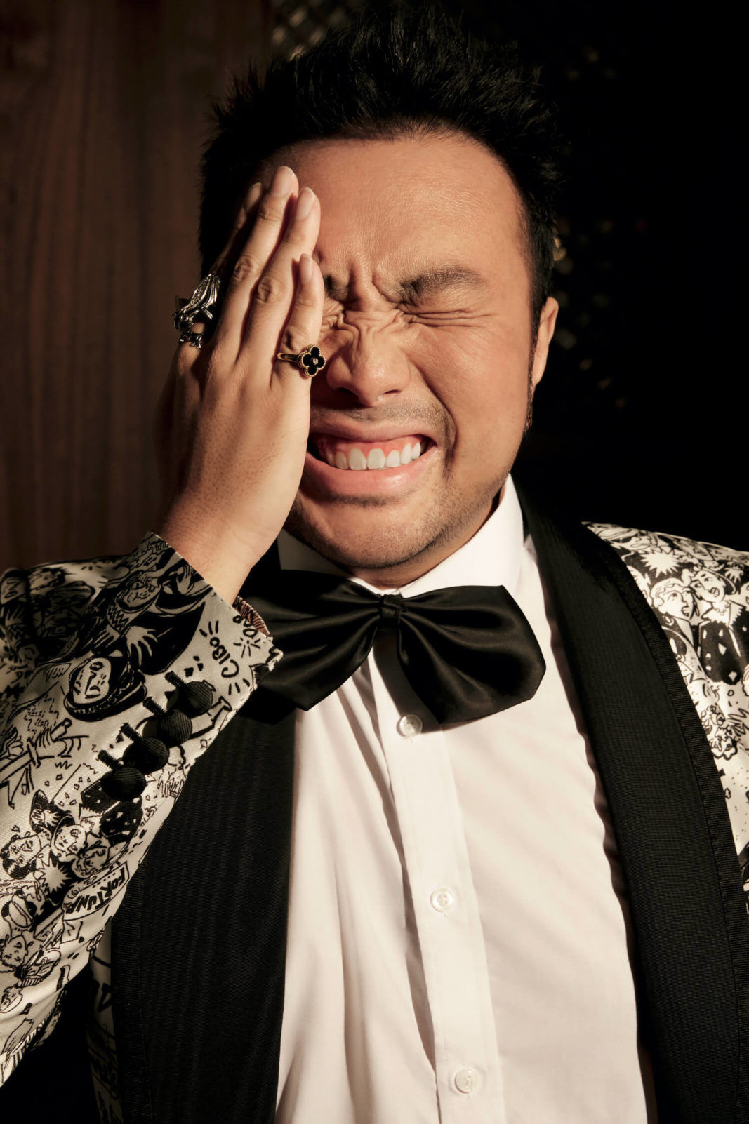 Ethan Koh, founder and designer of Ethan K, has reason to celebrate