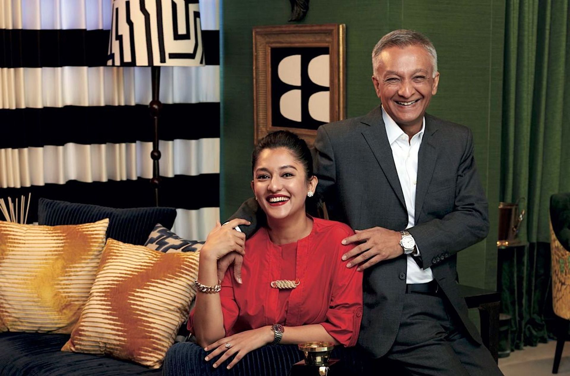 Like father, like daughter: Rajesh Sheth and Vihari Poddar