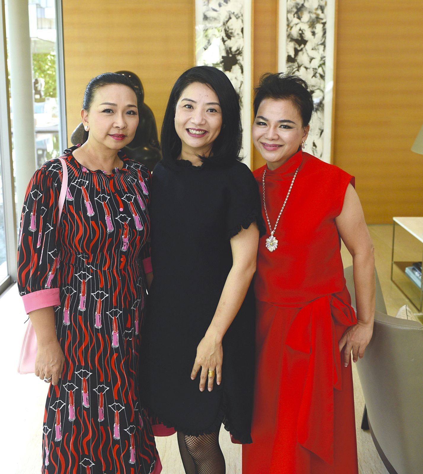 Guo Pei's trunk collection with Susanna Han and Prestige Singapore