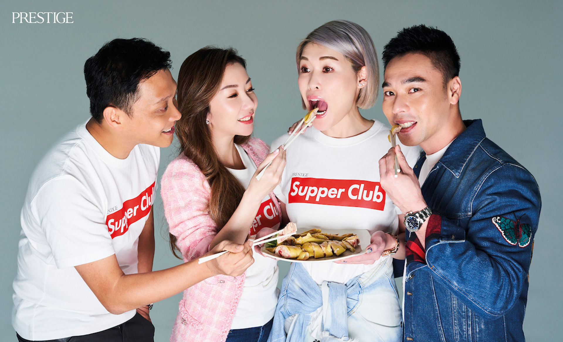 Prestige Supper Club buddies: Chan Kwai Sum, Alicia Loke, Michelle Eng ...