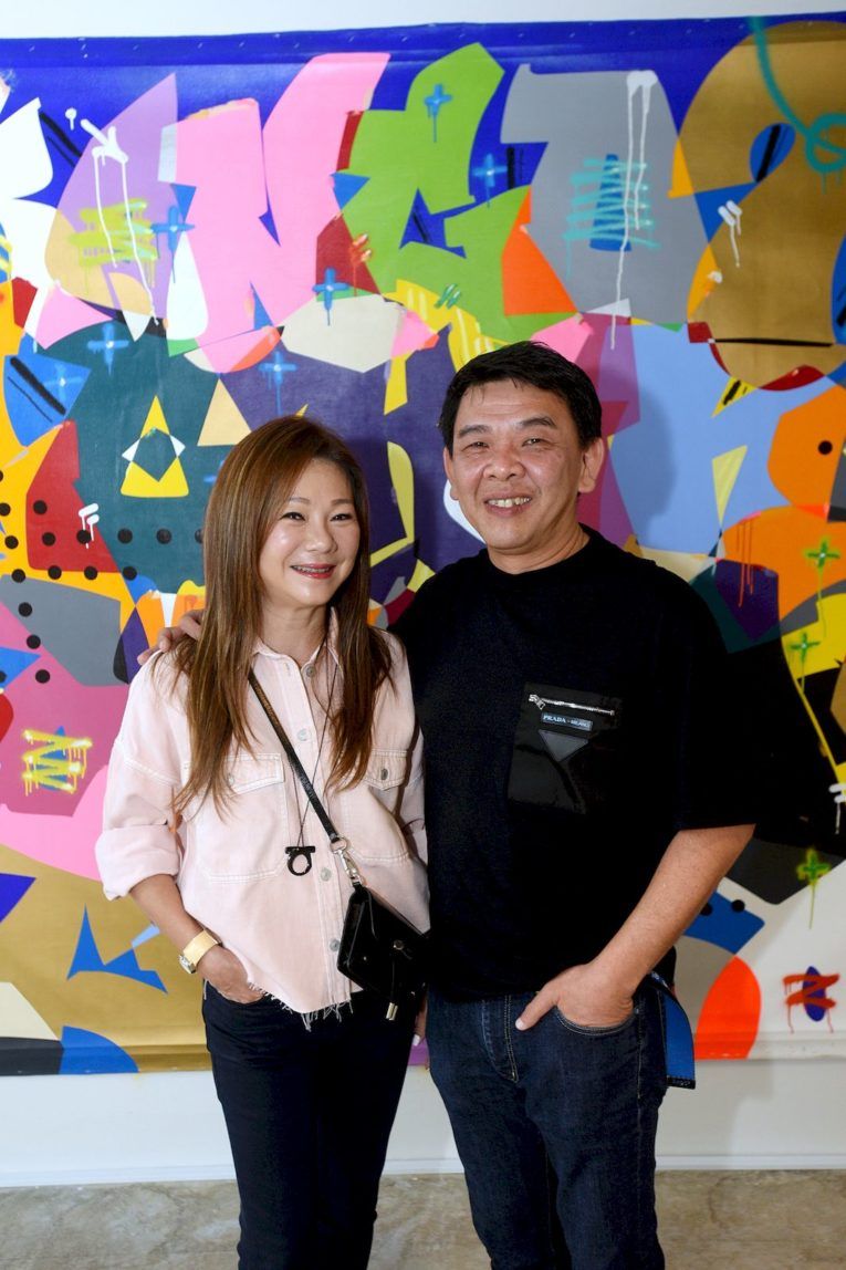 Chan Kok Weng and Elaine Lim-Chan hosted a reception for Cyril Kongo