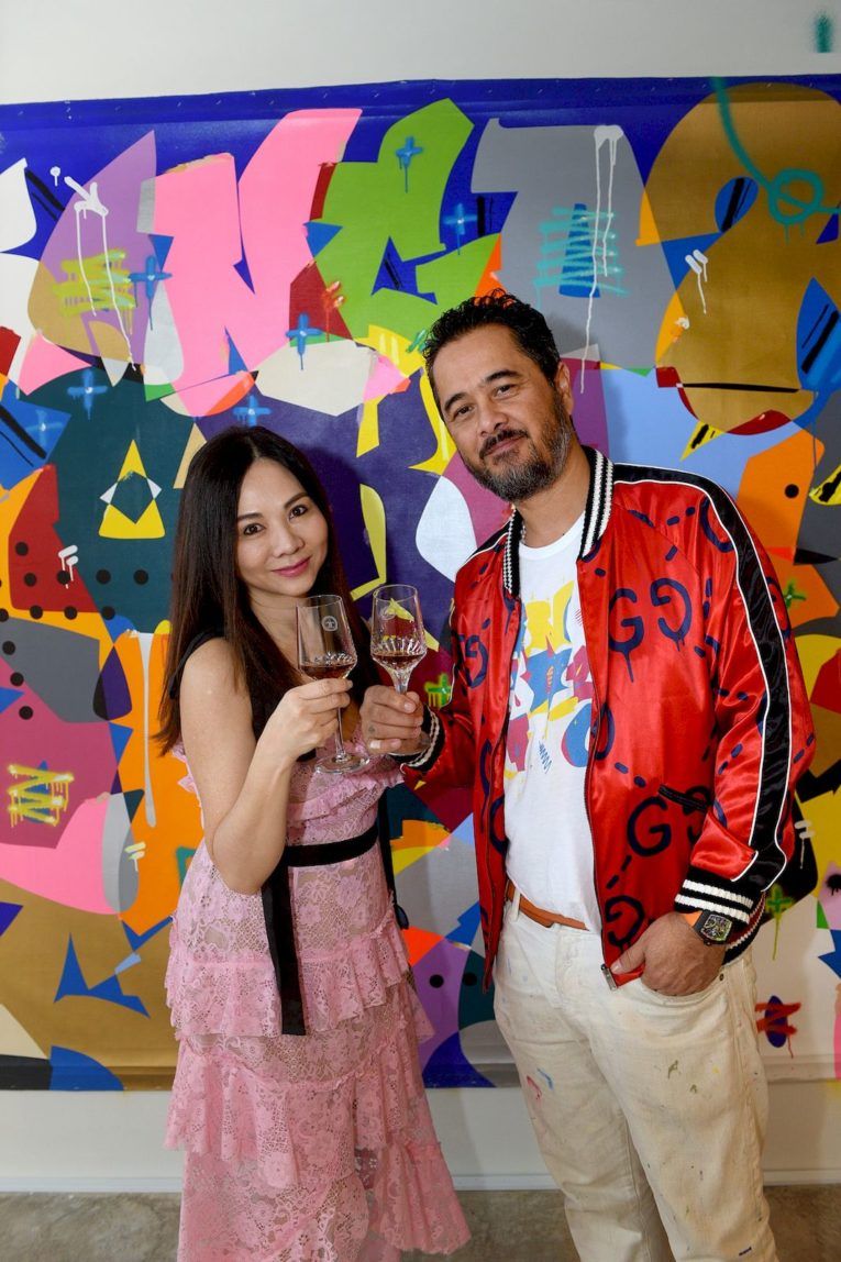 Chan Kok Weng and Elaine Lim-Chan hosted a reception for Cyril Kongo