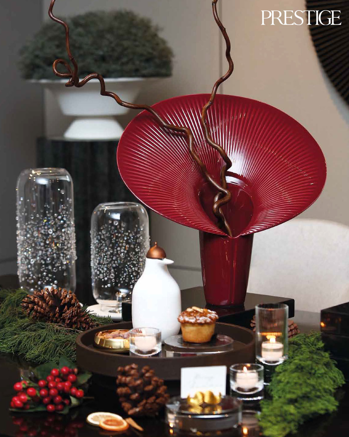 Christmas Table Setting by Claudia Halim and Klots Team