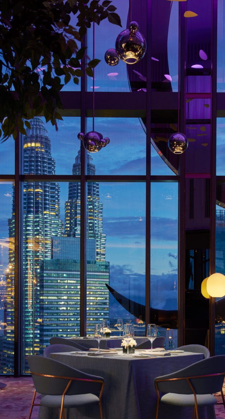 Of Twin Towers views, bespoke cocktails and dancing desserts at Sky51 ...