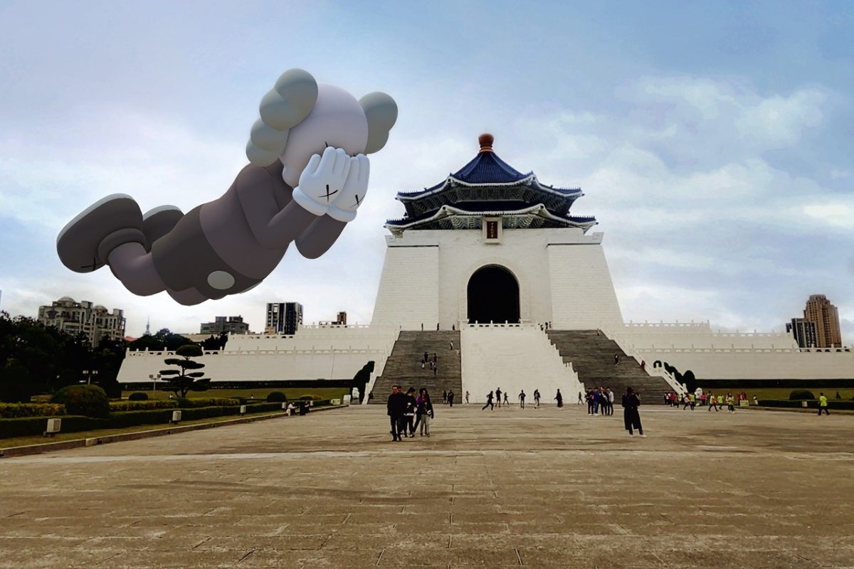 Kaws and Acute Art Launch Augmented Reality Sculptures Around the World