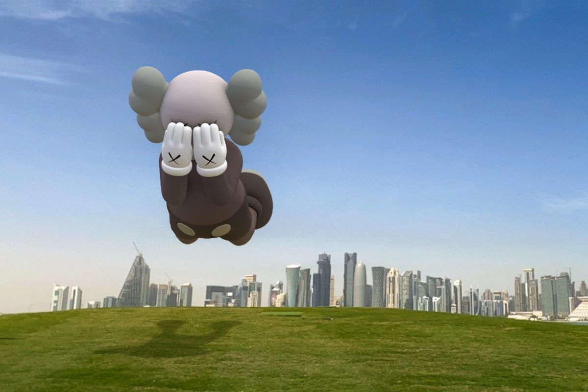Kaws and Acute Art Launch Augmented Reality Sculptures Around the World