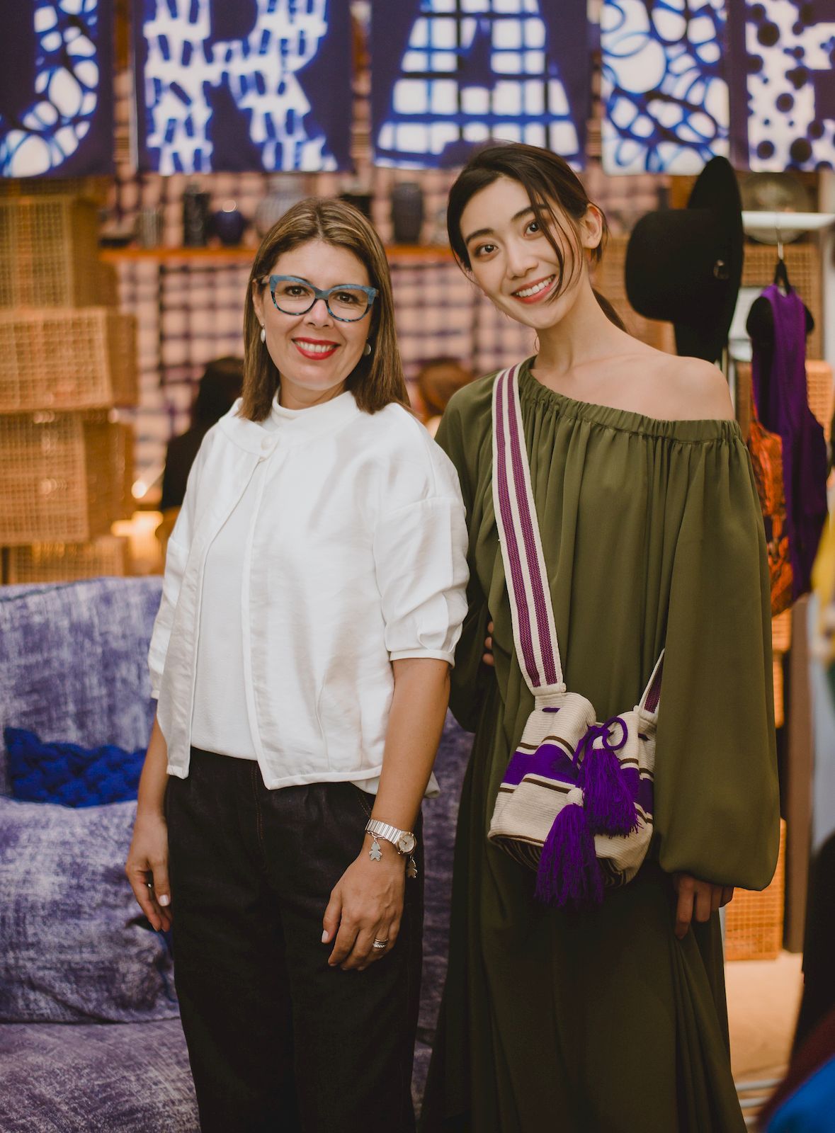 Colombian fashion designer Laura Aparicio’s showcase
