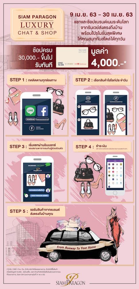 Siam Paragon and ICONSIAM Deliver Designer Brands to Your Door