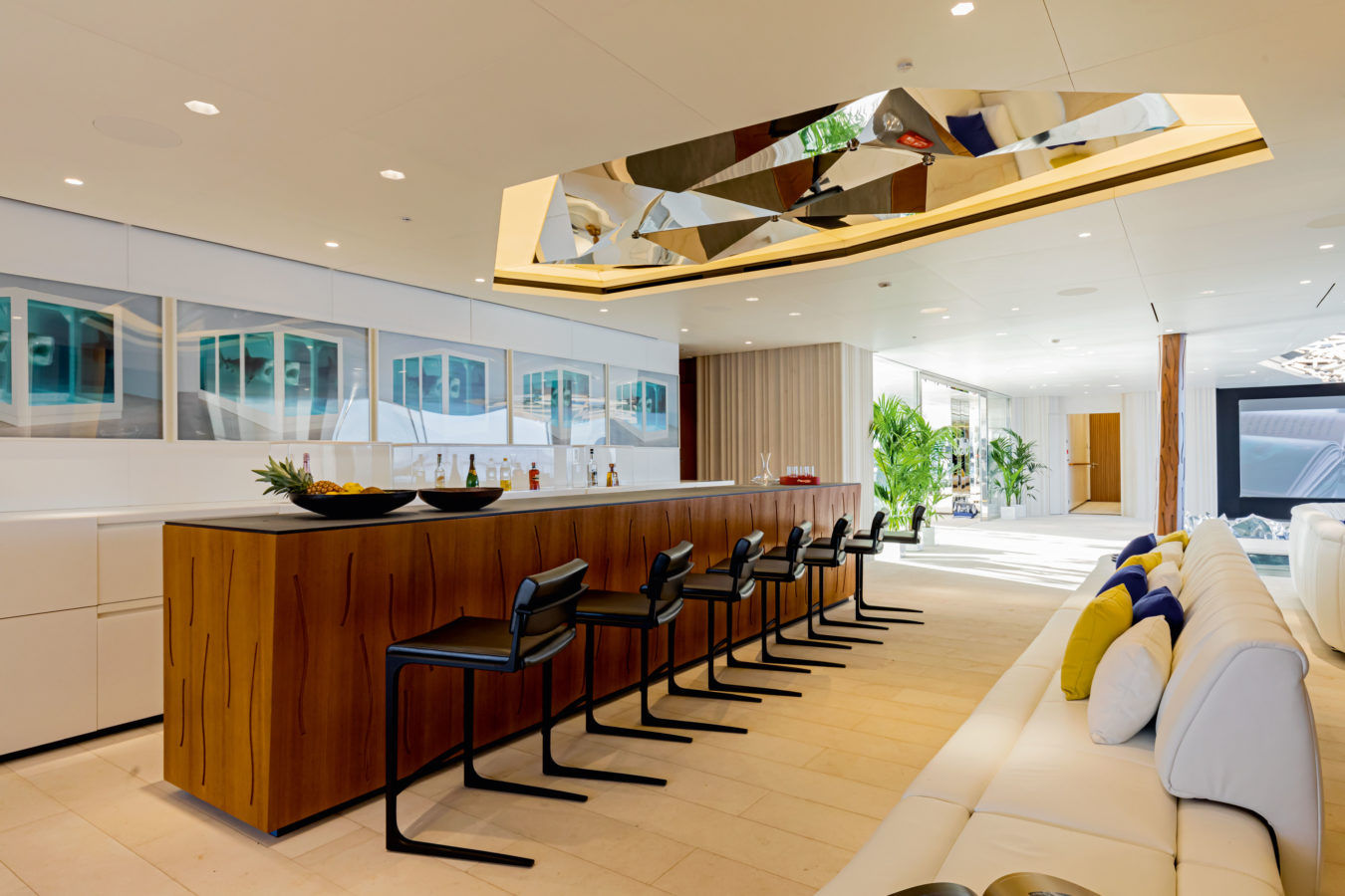 Benetti’s New Giga Yacht Is a Floating Palace of Light