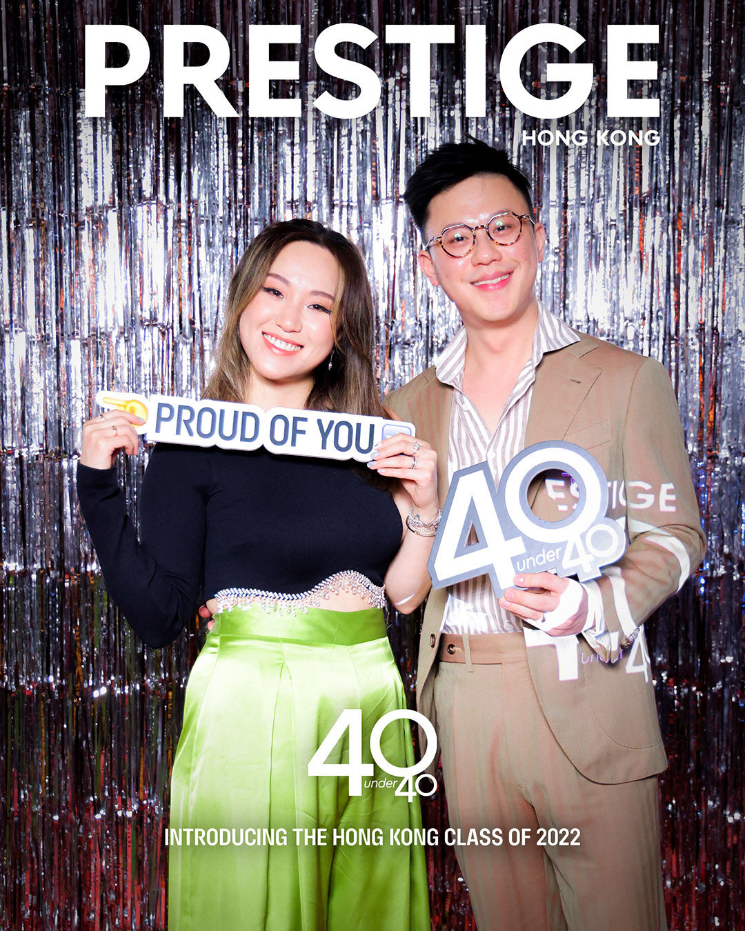 Fun at the Prestige 40 Under 40 2022 Photobooth