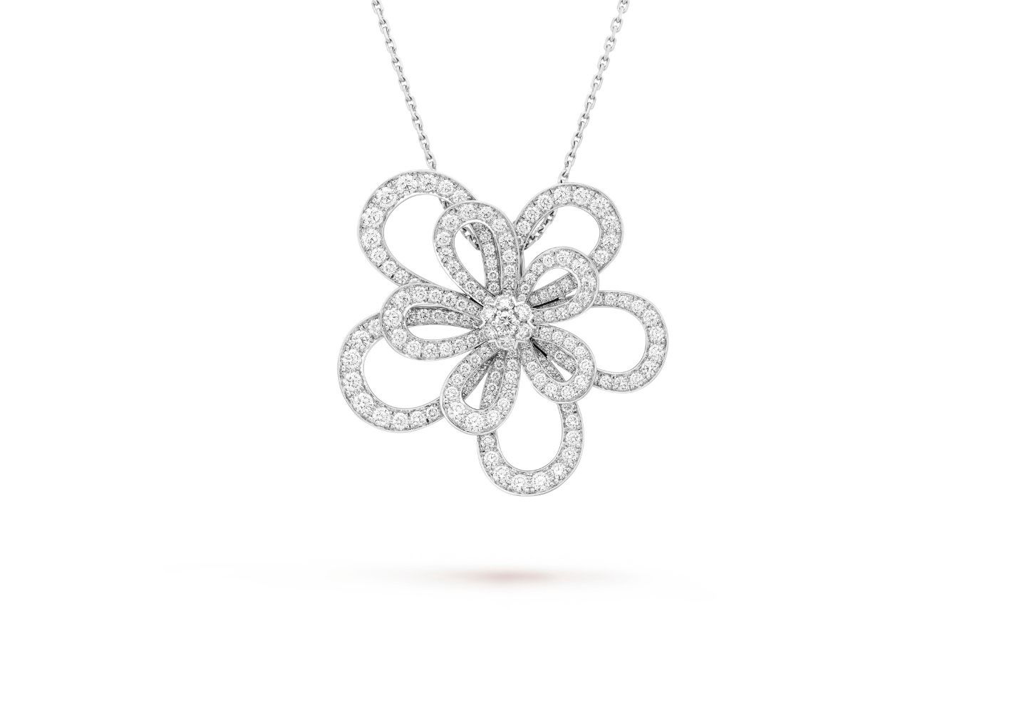 Van Cleef & Arpels Master the Combination of White Gold and Diamonds
