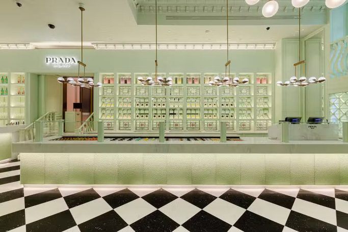 Prada Caffè Opens at Harrods, London