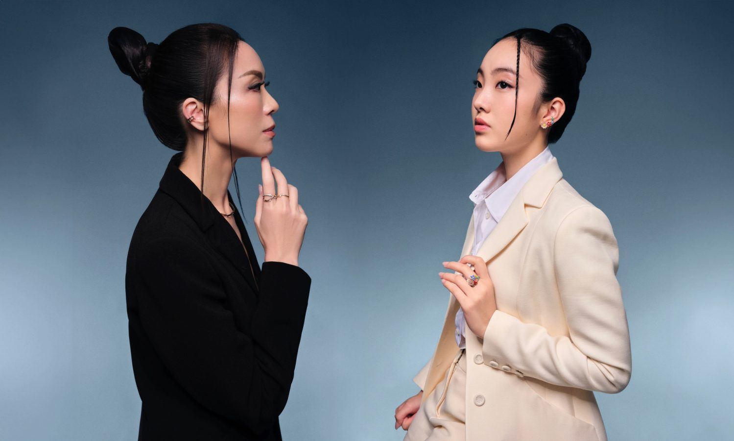 Anne Wang Liu and Daughter Madeleine's Double Act: A Photoshoot