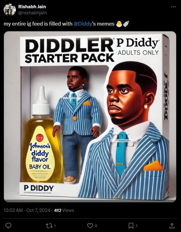 P Diddy Controversy Sparks Baby Oil Memes – PrestigeOnline Hong Kong