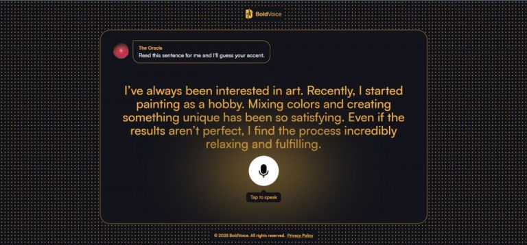 Trace Your Accent with Viral AI BoldVoice Accent Oracle ...