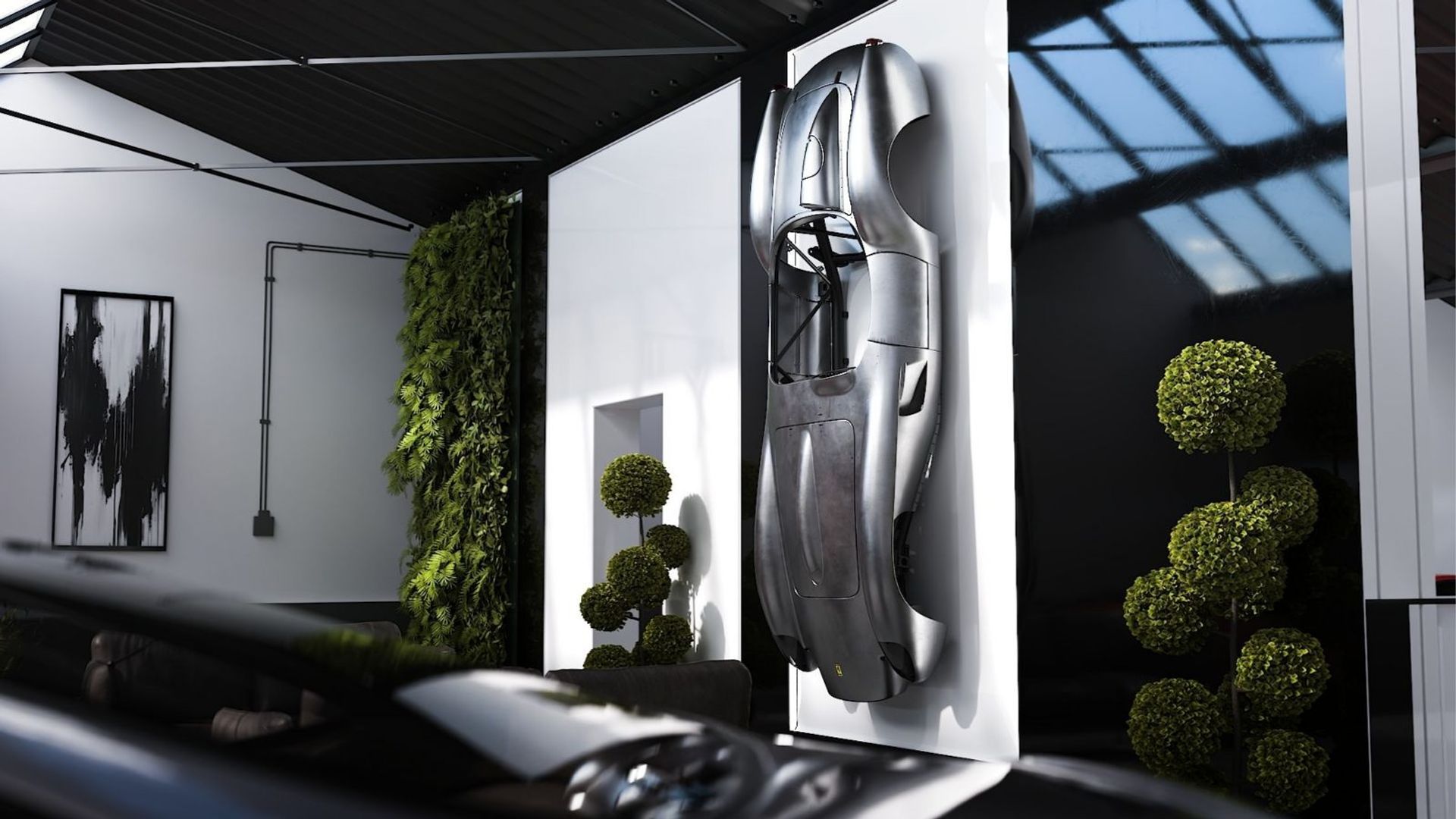 Hedley Studios Turns Ferrari Testa Rossa J into Wall Art