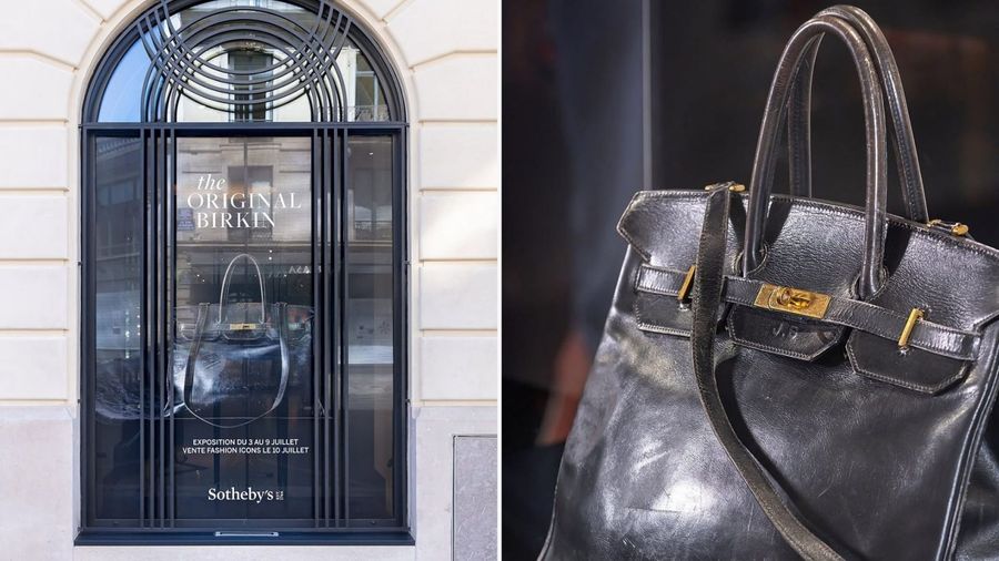 First Ever Birkin Bag Shatters Records at Paris Auction