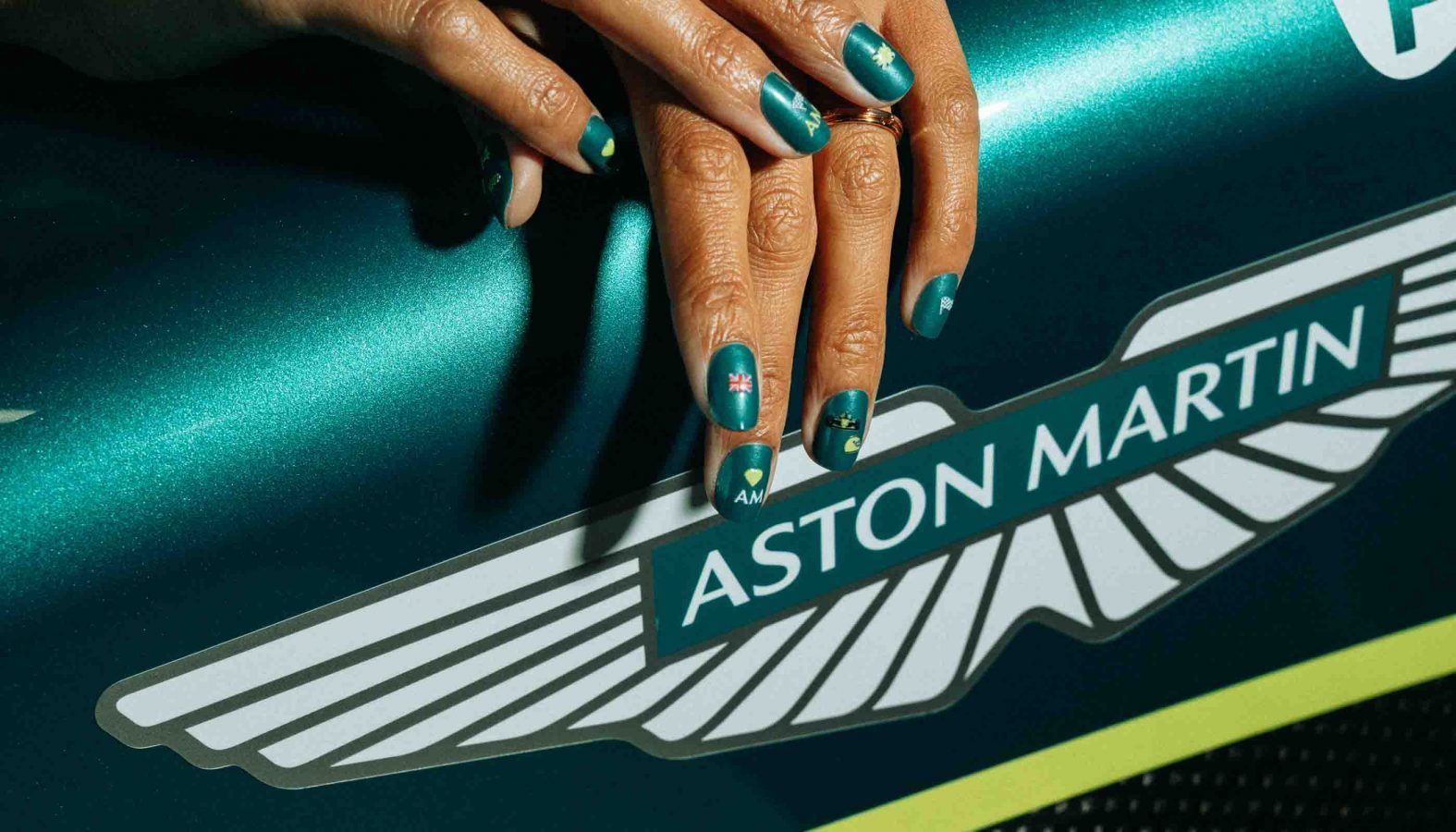 Aston Martin and Glaize Release Formula 1 Nail Gel