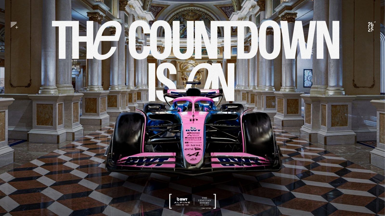 The Venetian Partners with Alpine F1 Team for Las Vegas GP