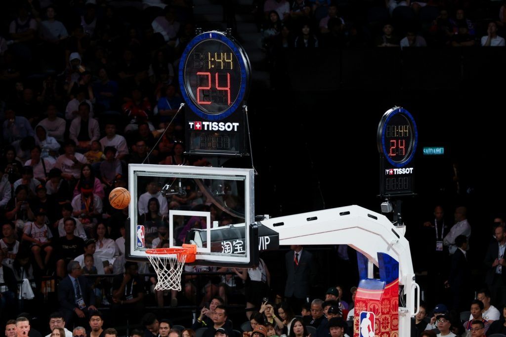 Tissot debuts new shot clock at the return of the NBA China Games