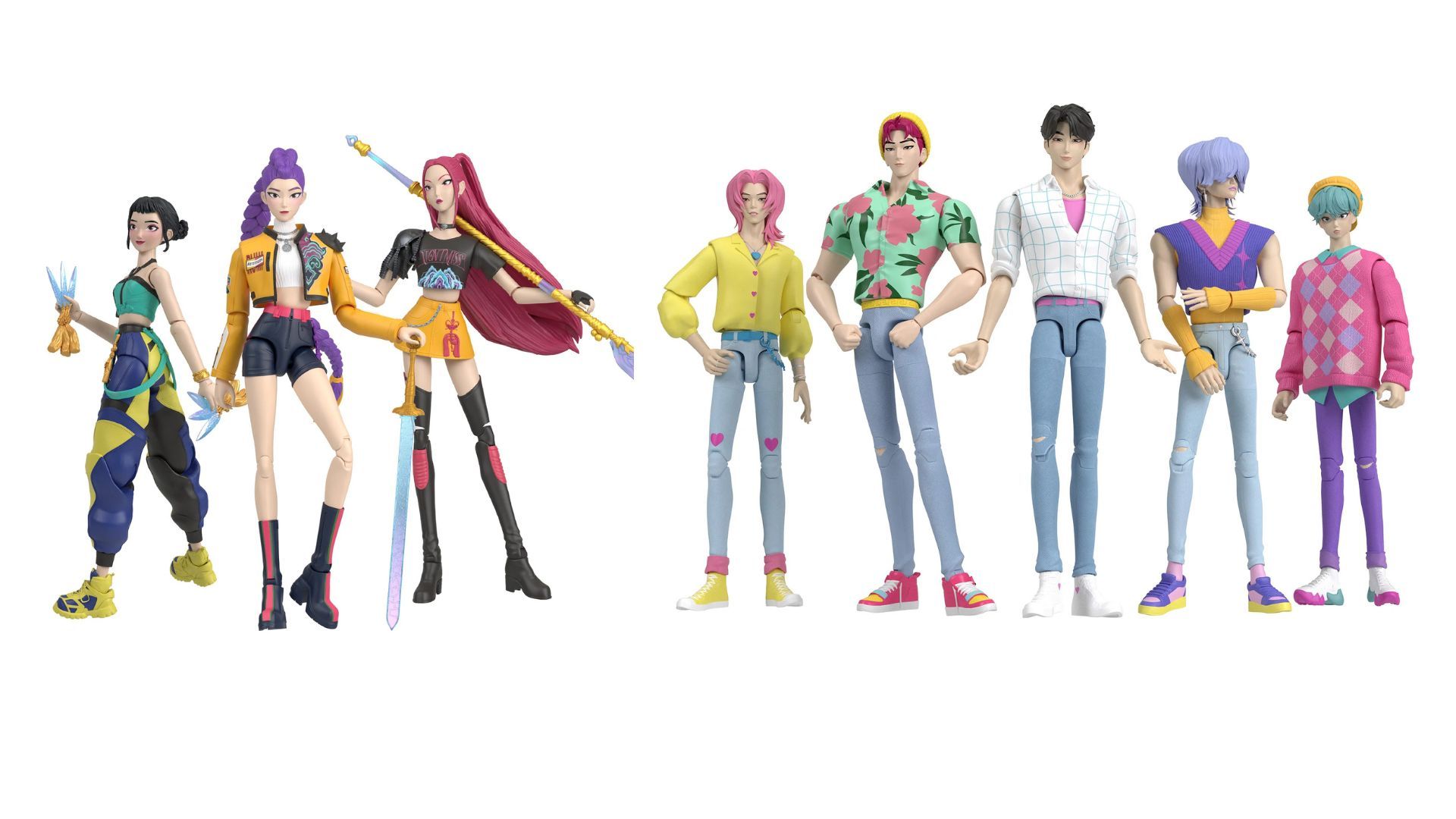 First Look at Mattel and Hasbro's KPop Demon Hunters Toys