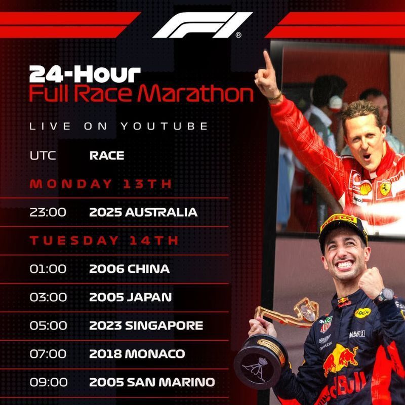 Watch the F1 24-Hour Race Marathon Now – PrestigeOnline Hong Kong