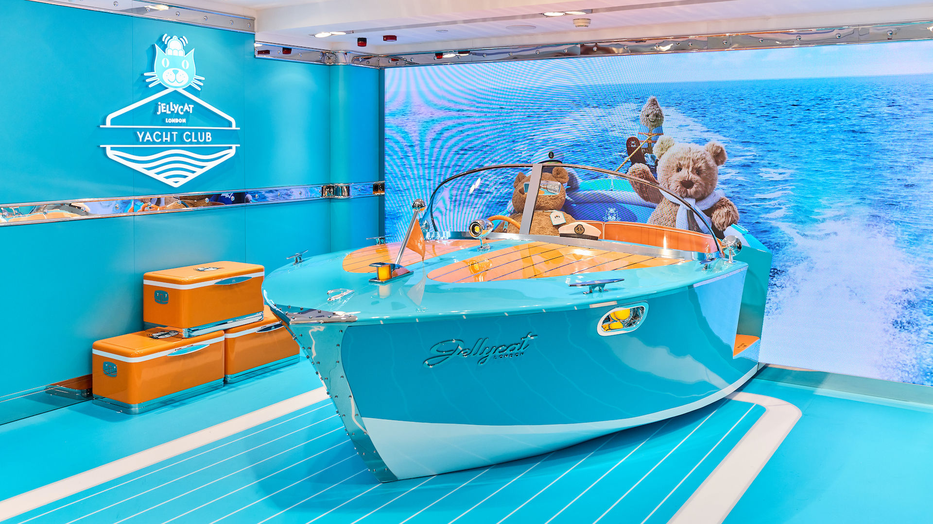 The Jellycat Yacht Club docks at Harbour City for good