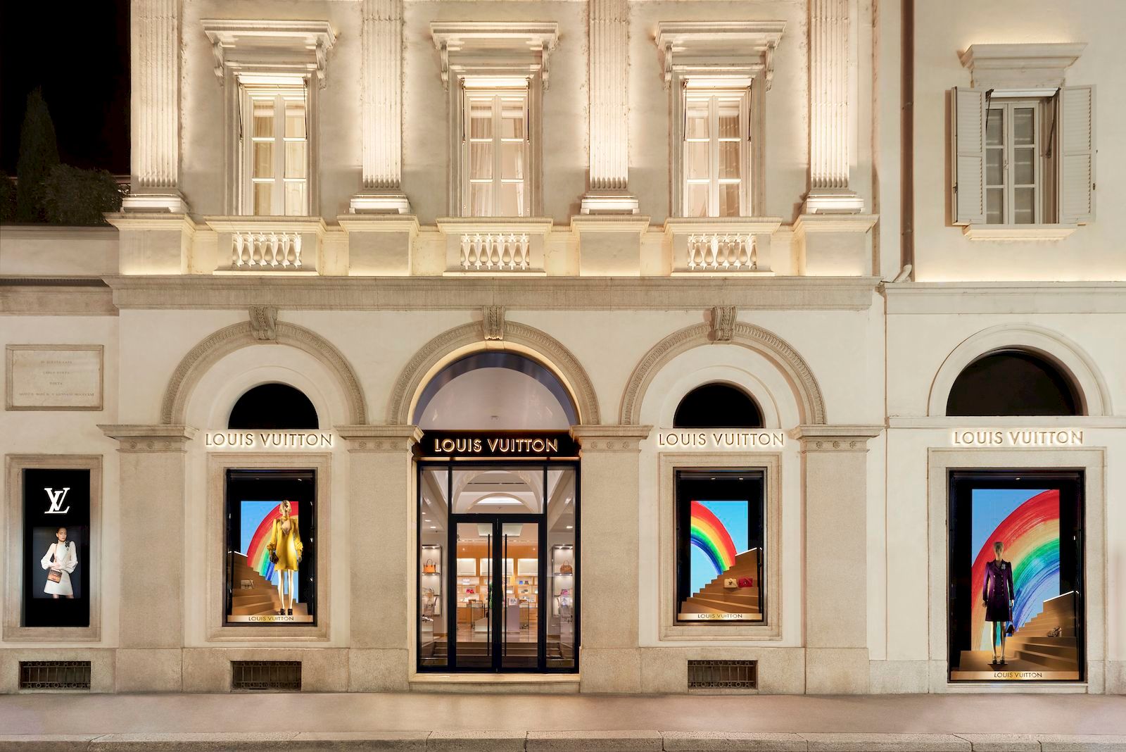 Louis Vuitton Unveils Rainbow-Themed Window Displays Across the World ...