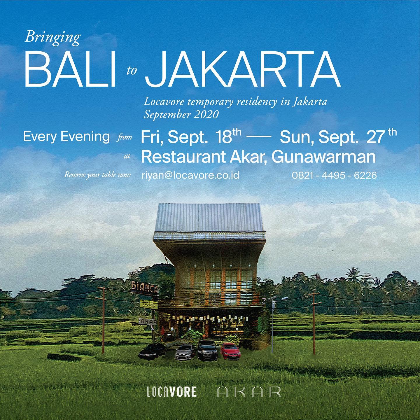 Ubud’s Locavore is Running Pop-Ups in Jakarta