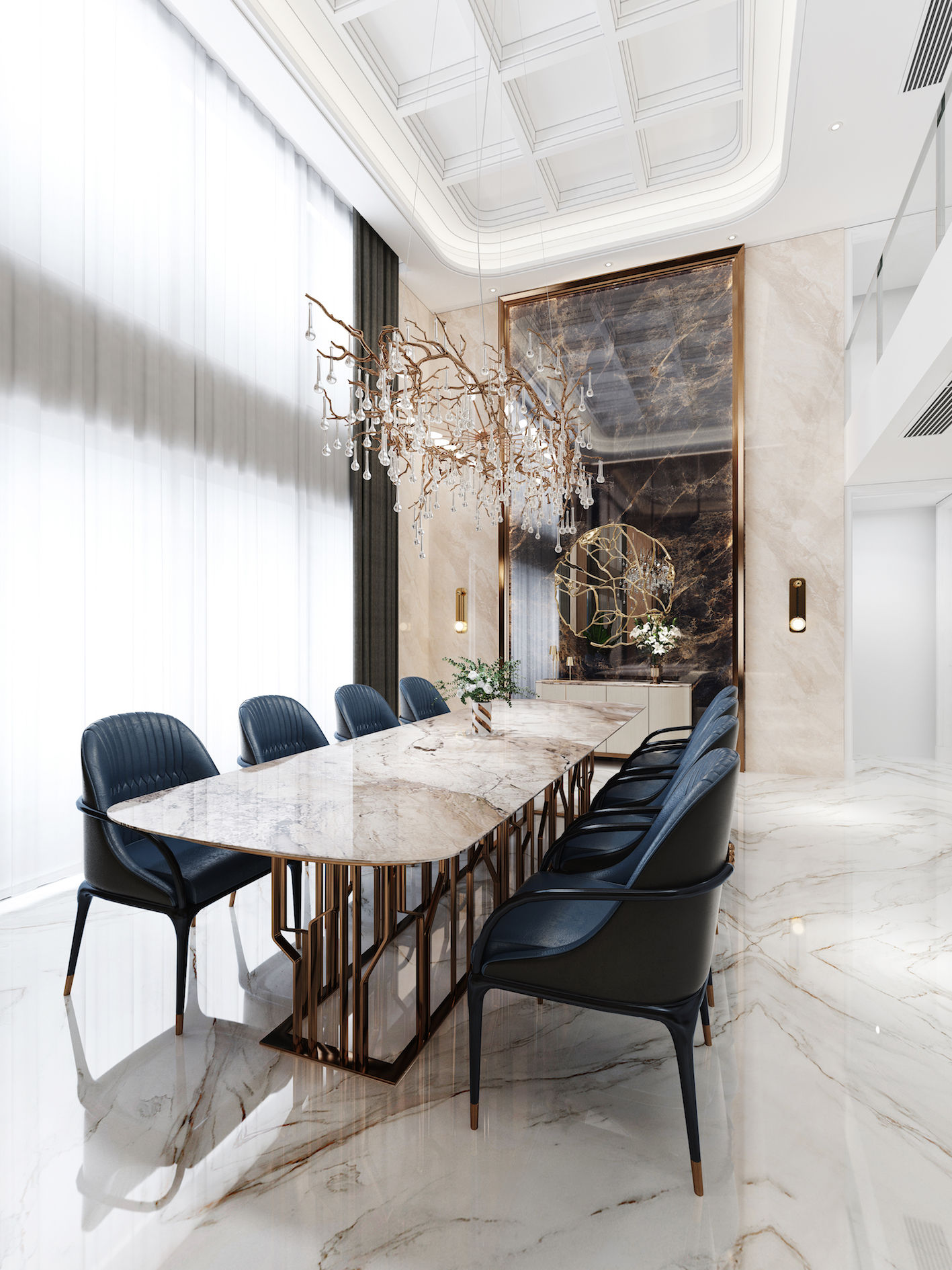 A touch of wall-to-floor elegance from QUADRA