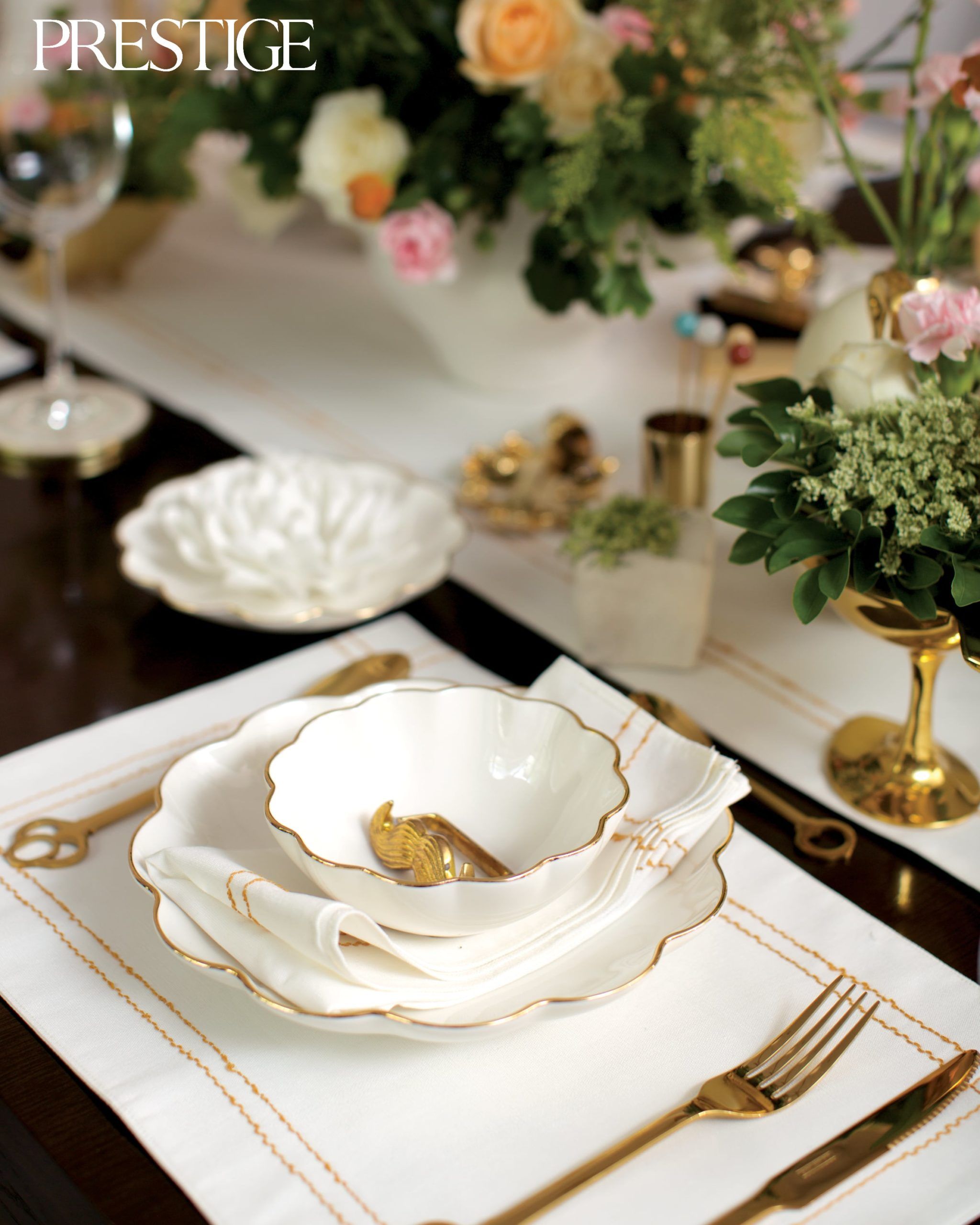 Klots and Lana Daya Home Present A Rosy Summer Table Setting