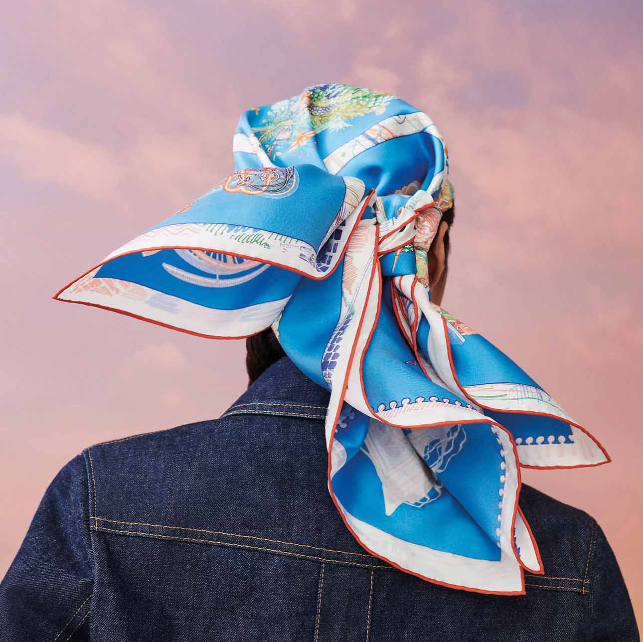 The artistry of Hermès' latest scarves