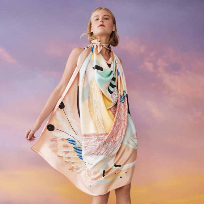 The artistry of Hermès' latest scarves