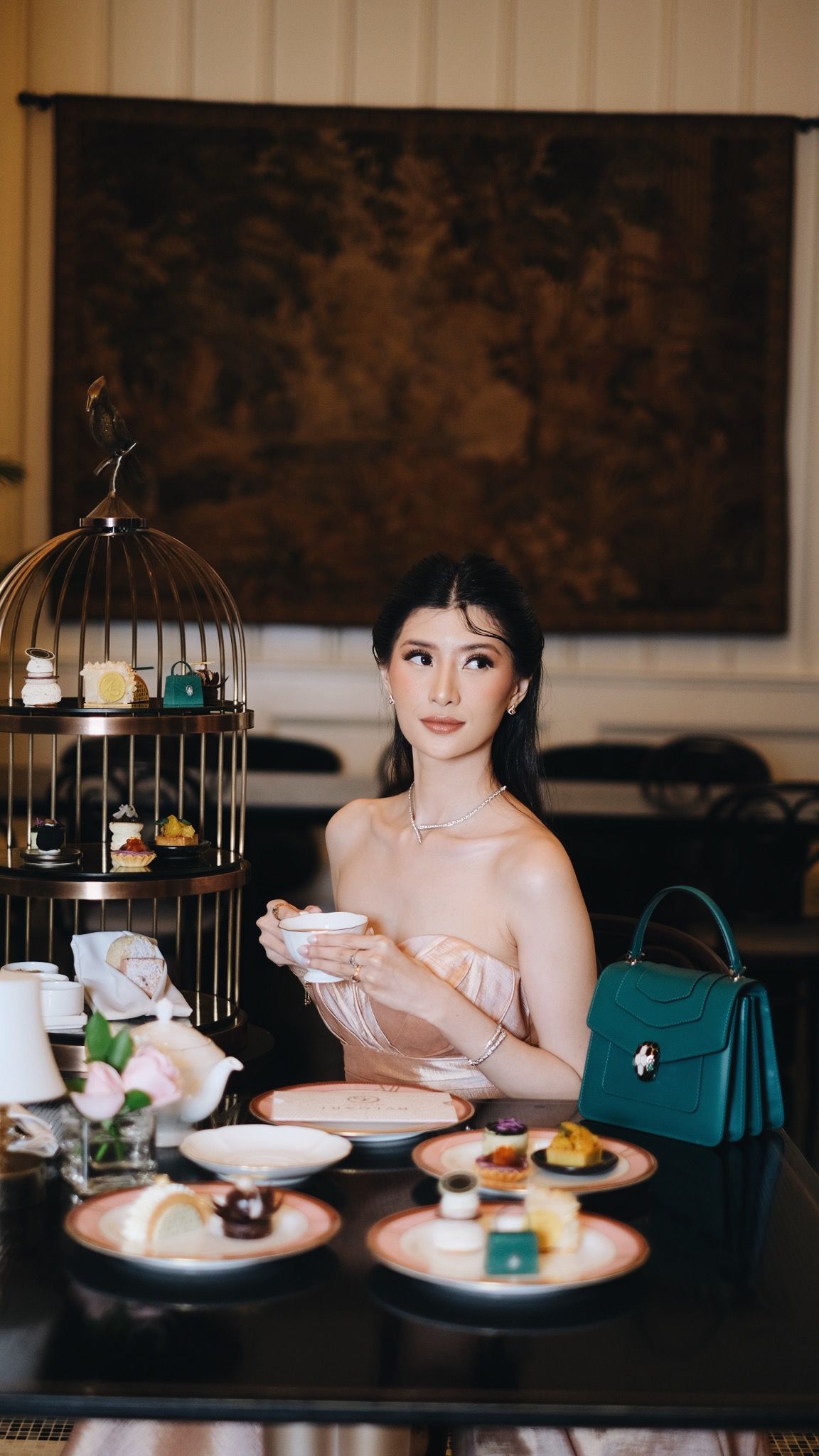 Bulgari and The Langham, Jakarta present the Serpenti 75 afternoon tea ...