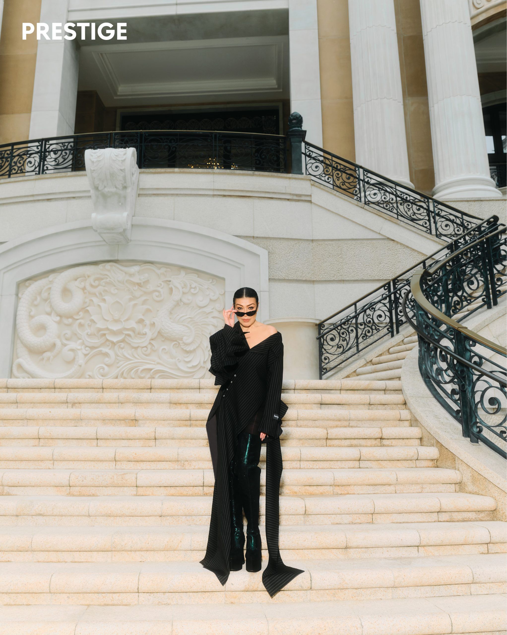 Andrea Affan at the Palazzo Versace Macau for Prestige Indonesia's ...