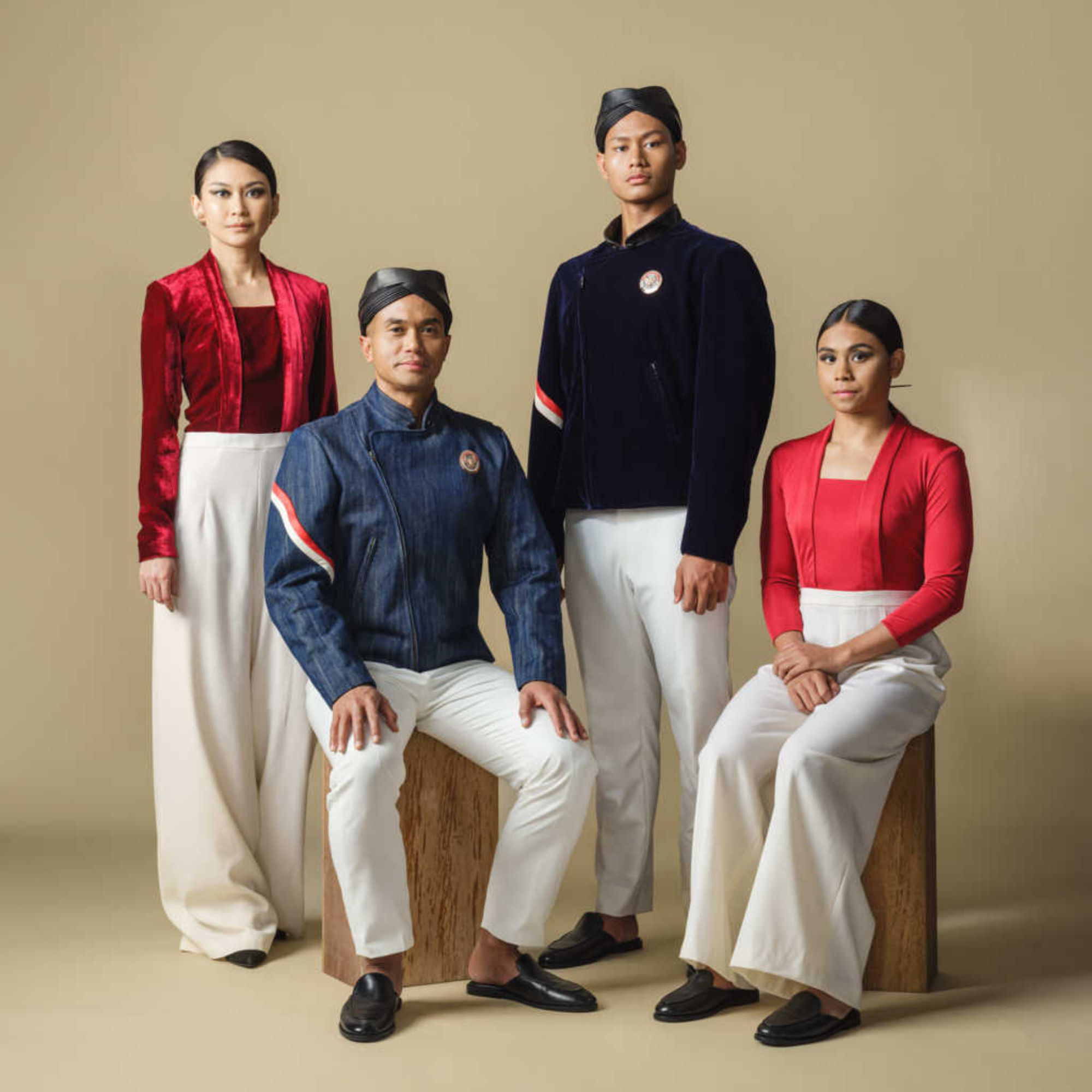 Didit Hediprasetyo's Indonesian uniforms for the 2024 Olympic opening ...