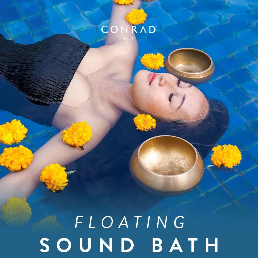 World wellness weekend: Explore Conrad Bali’s Floating Sound Bath