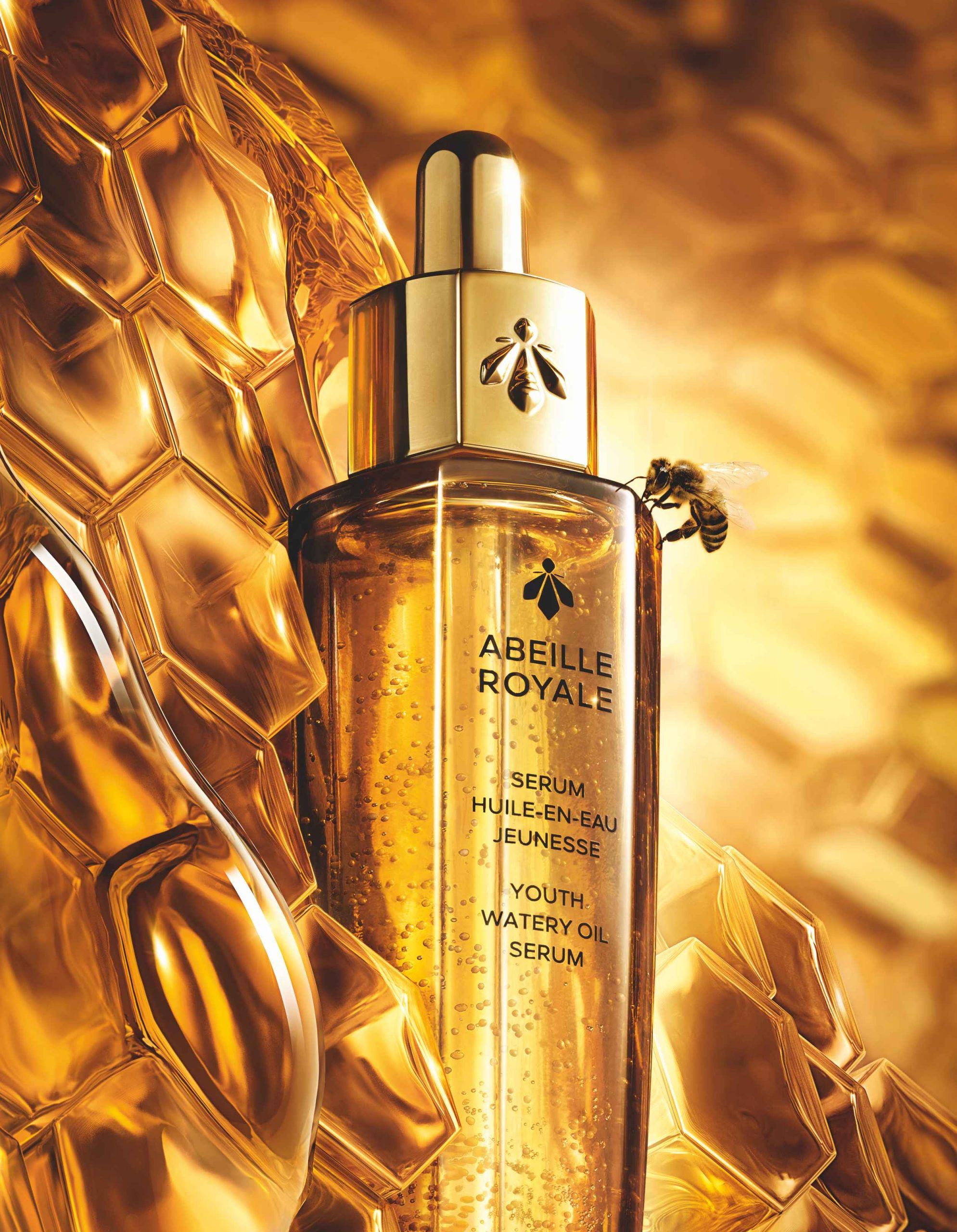 How Guerlain's Abeille Royale Youth Watery Oil Serum ensures glowing skin