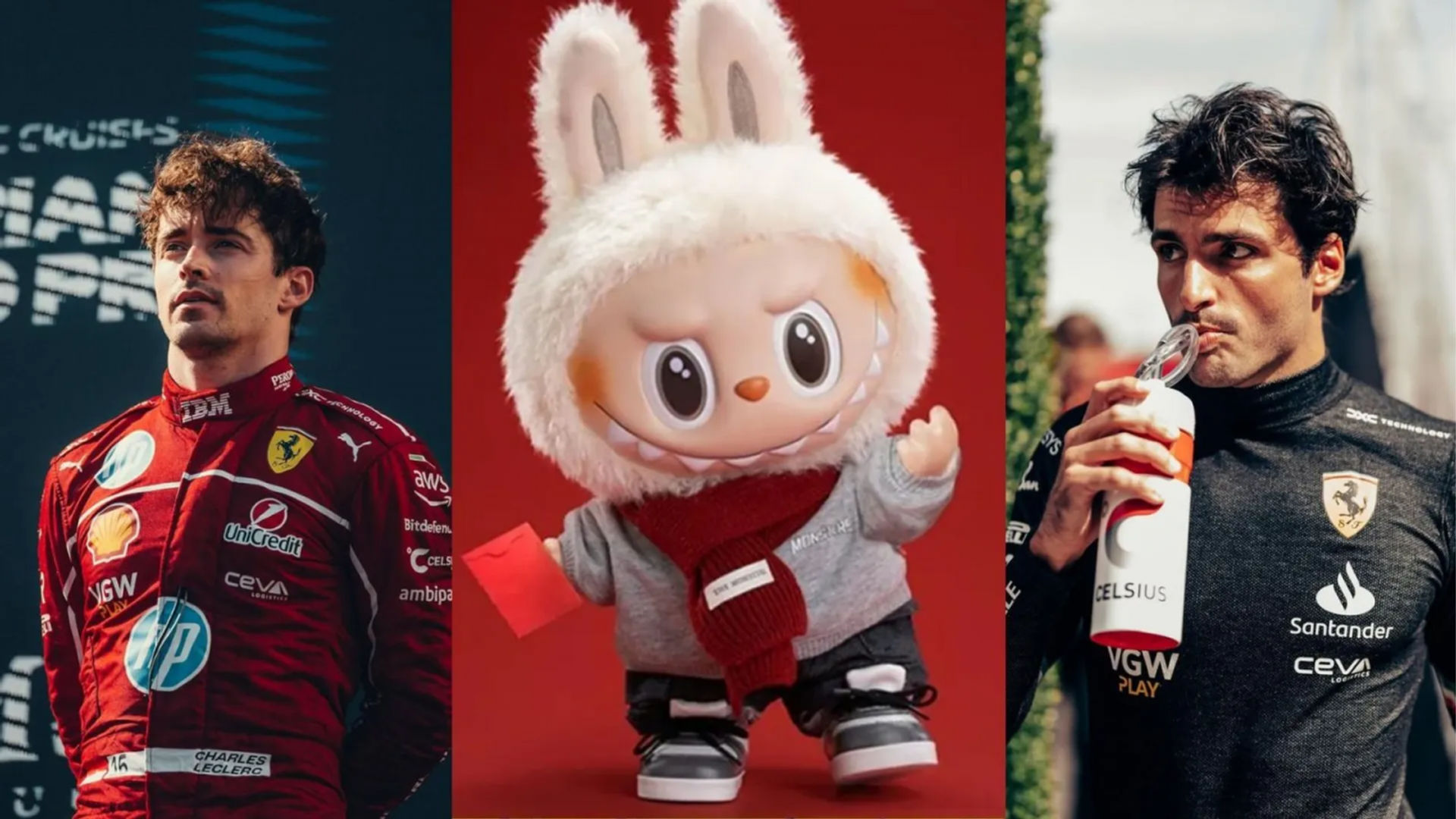 Imagining Formula One racers as Labubu characters