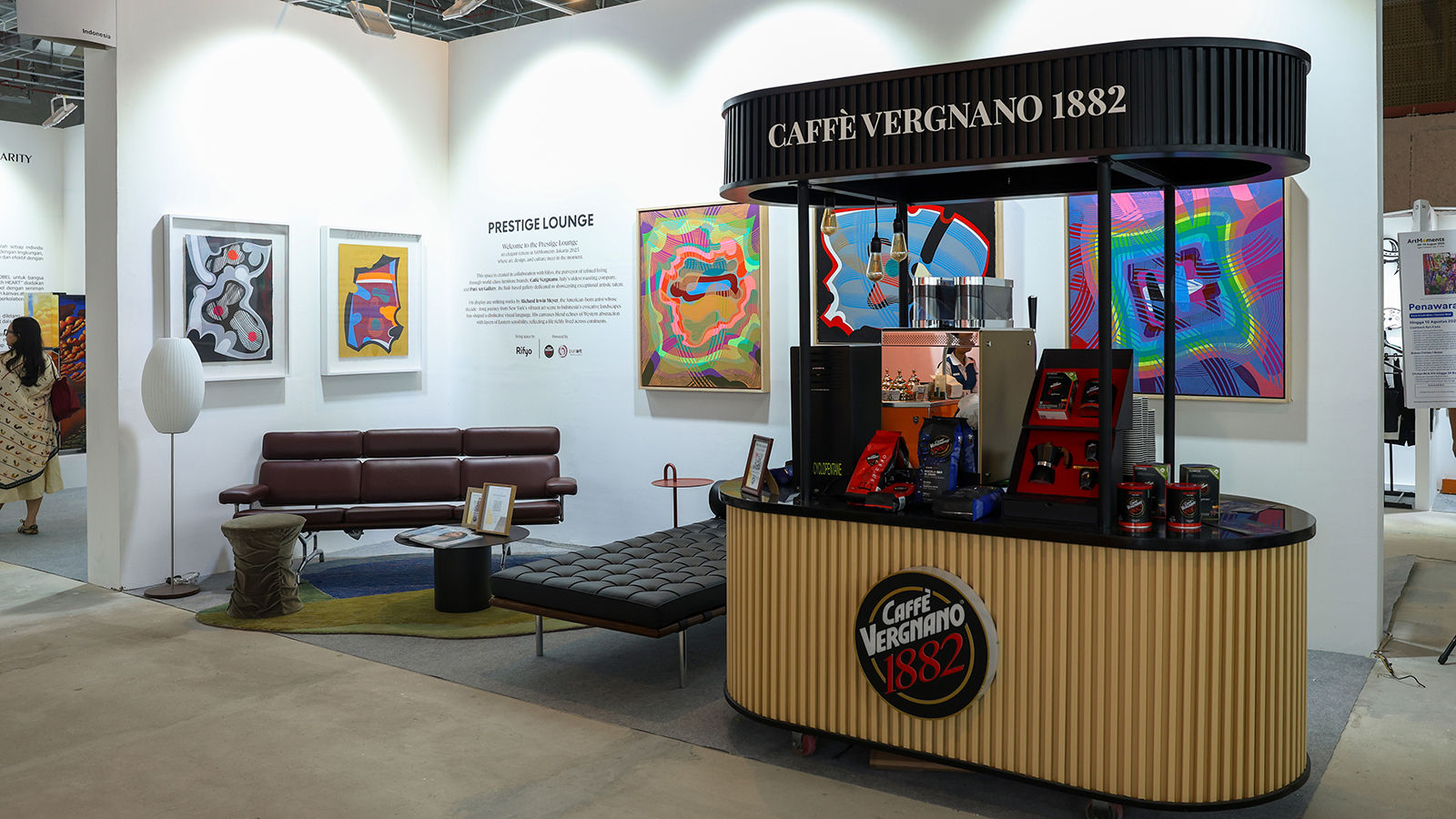 Caffè Vergnano: Heritage meets art at the Prestige Lounge